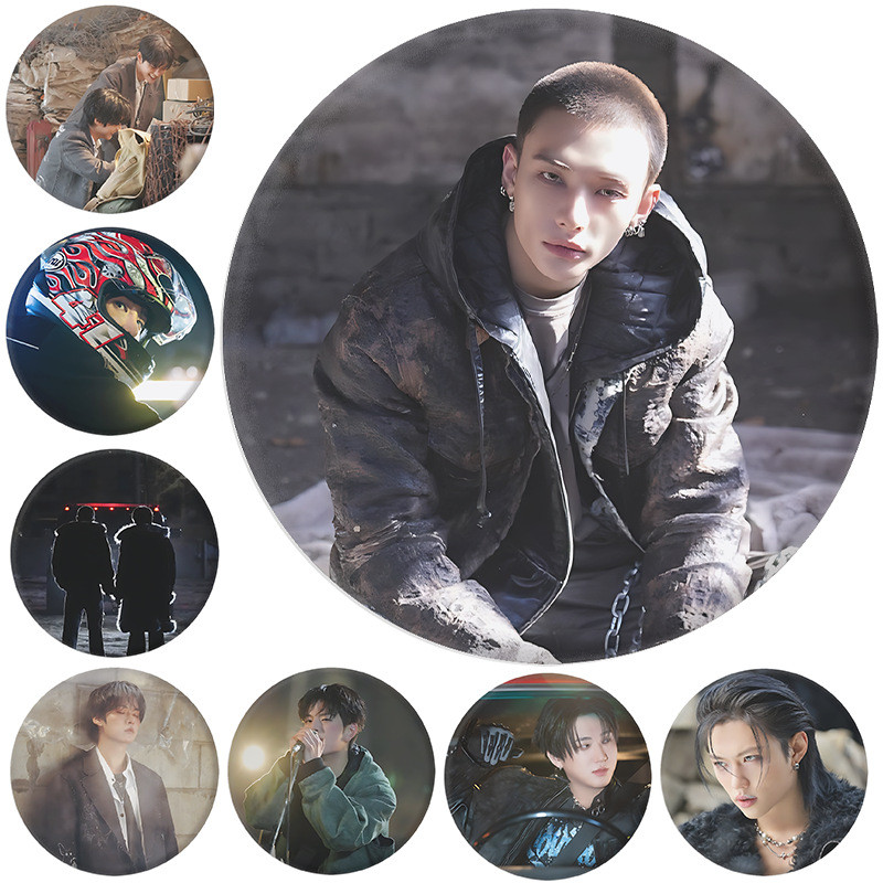 Stray Kids New Album Preview Photo Badge Huang Hyun Chen Badge | Shopee ...