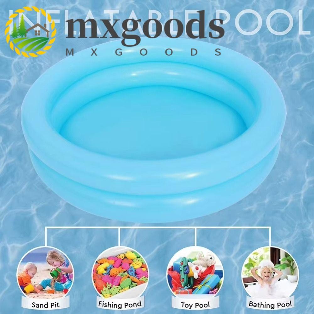 MXGOODS Inflatable Swimming Pool, 60cm Summer Baby Swimming Pool, Portable Round Outdoor PVC ...
