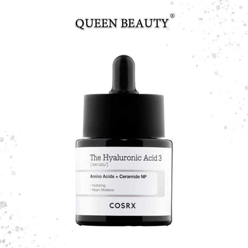 COSRX The Hyaluronic Acid 3 Serum 20ml – Hydrating & Moisture-Boosting Serum for Plump Skin ...