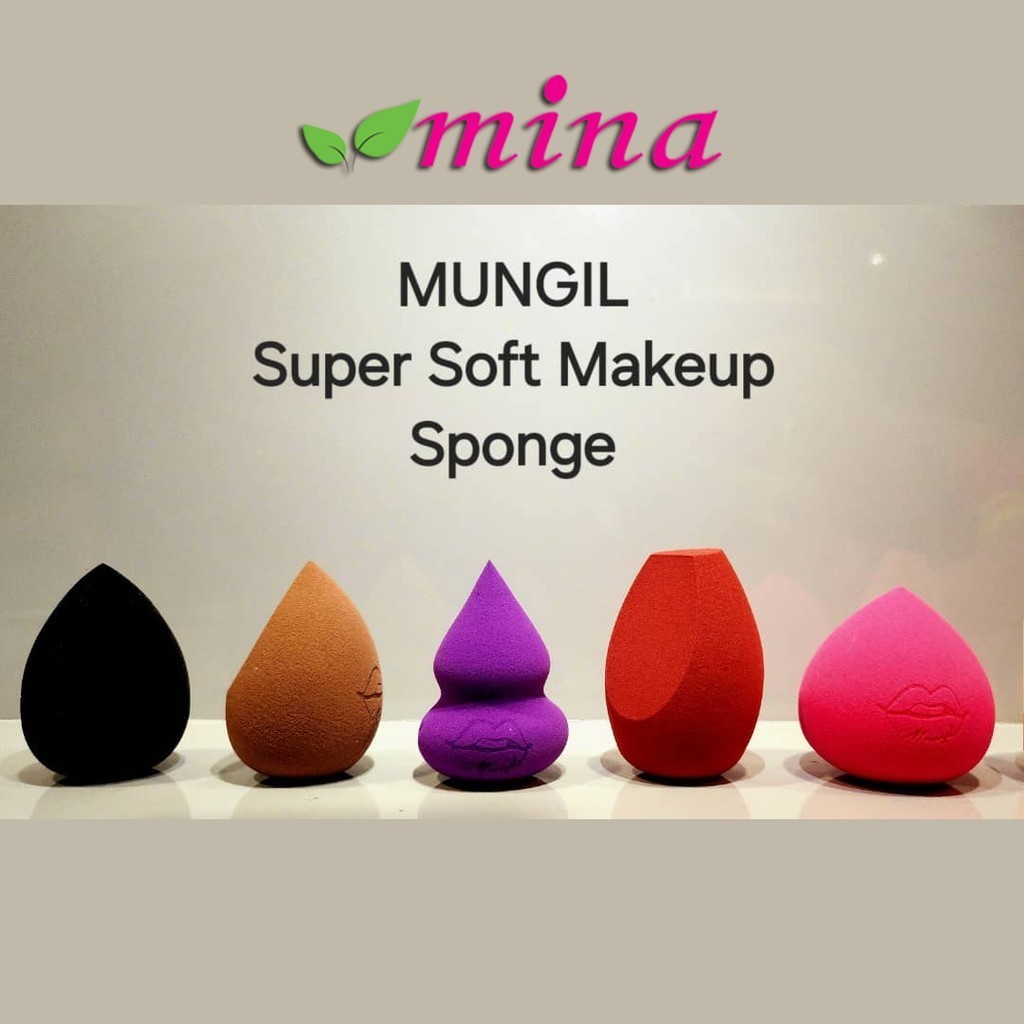 MUNGIL Beauty Blender | MUNGIL X NELY SUPER SOFT SPAN FOUNDATION Hitam ...