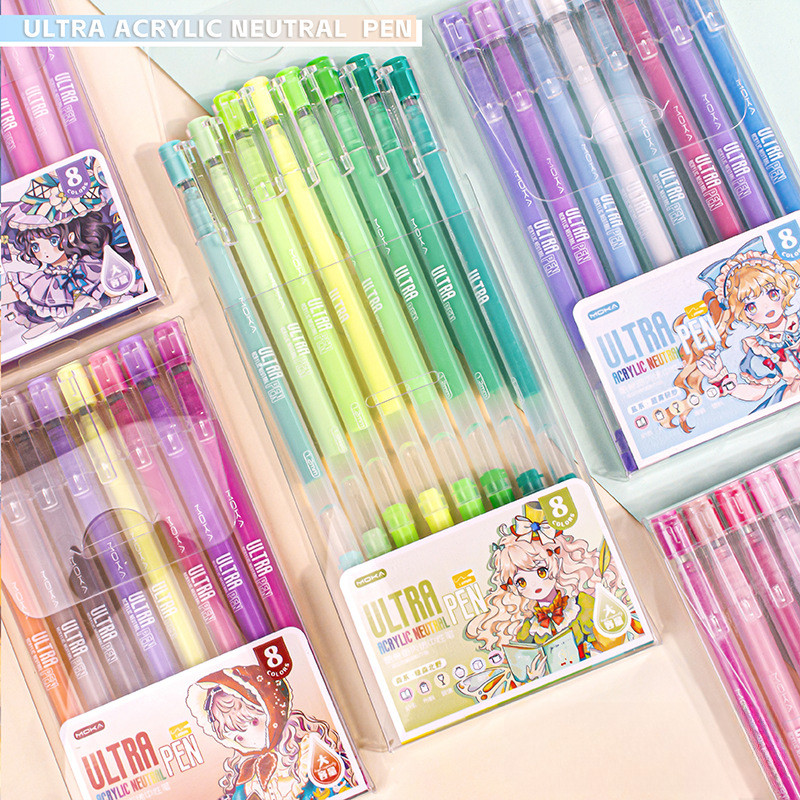 8 Colors Acrylic Marker Pen Stackable Waterproof Quick Drying Children ...