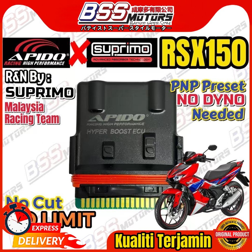 RSX150 RS150 V3 Apido X Suprimo Racing Hyper Boost ECU PNP No Dyno No ...