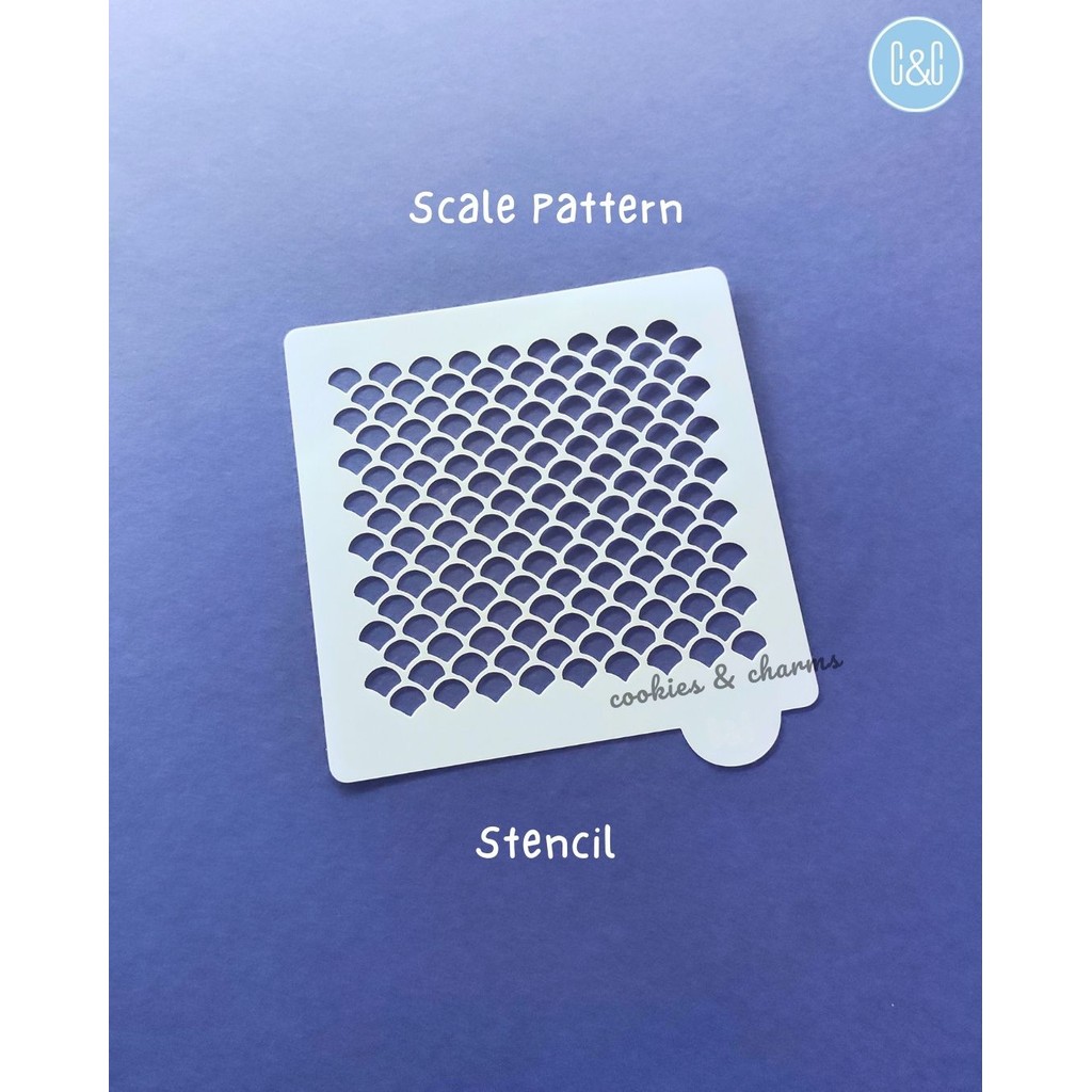 Scale Pattern Stencil, texture sheet | Shopee Malaysia