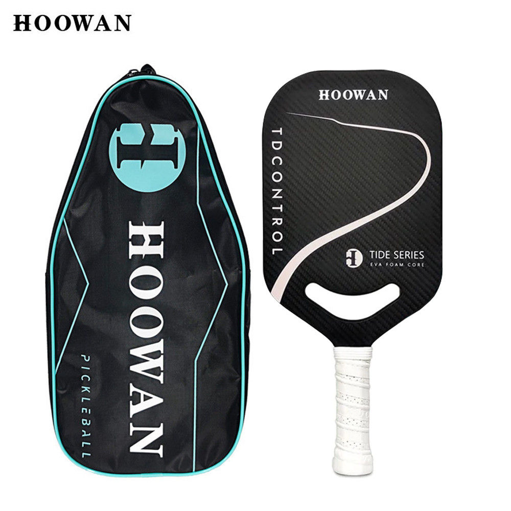 HOOWAN TDCONTROL16MM Pickleball Paddle T700 Carbon Fiber 3K Pickle Ball ...
