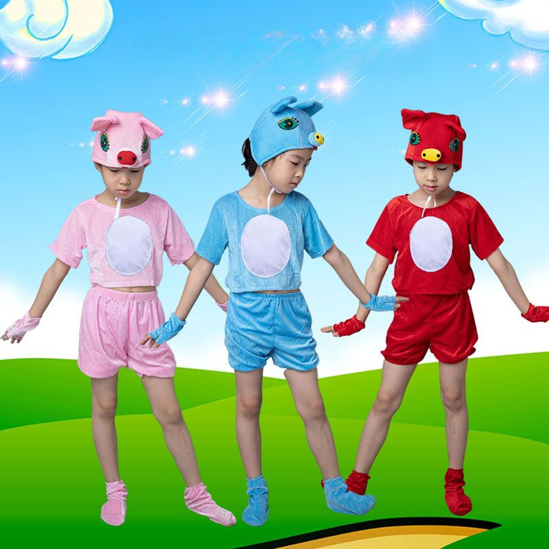 Three Little Pigs Costume Children's Animal Performance Costume Little ...