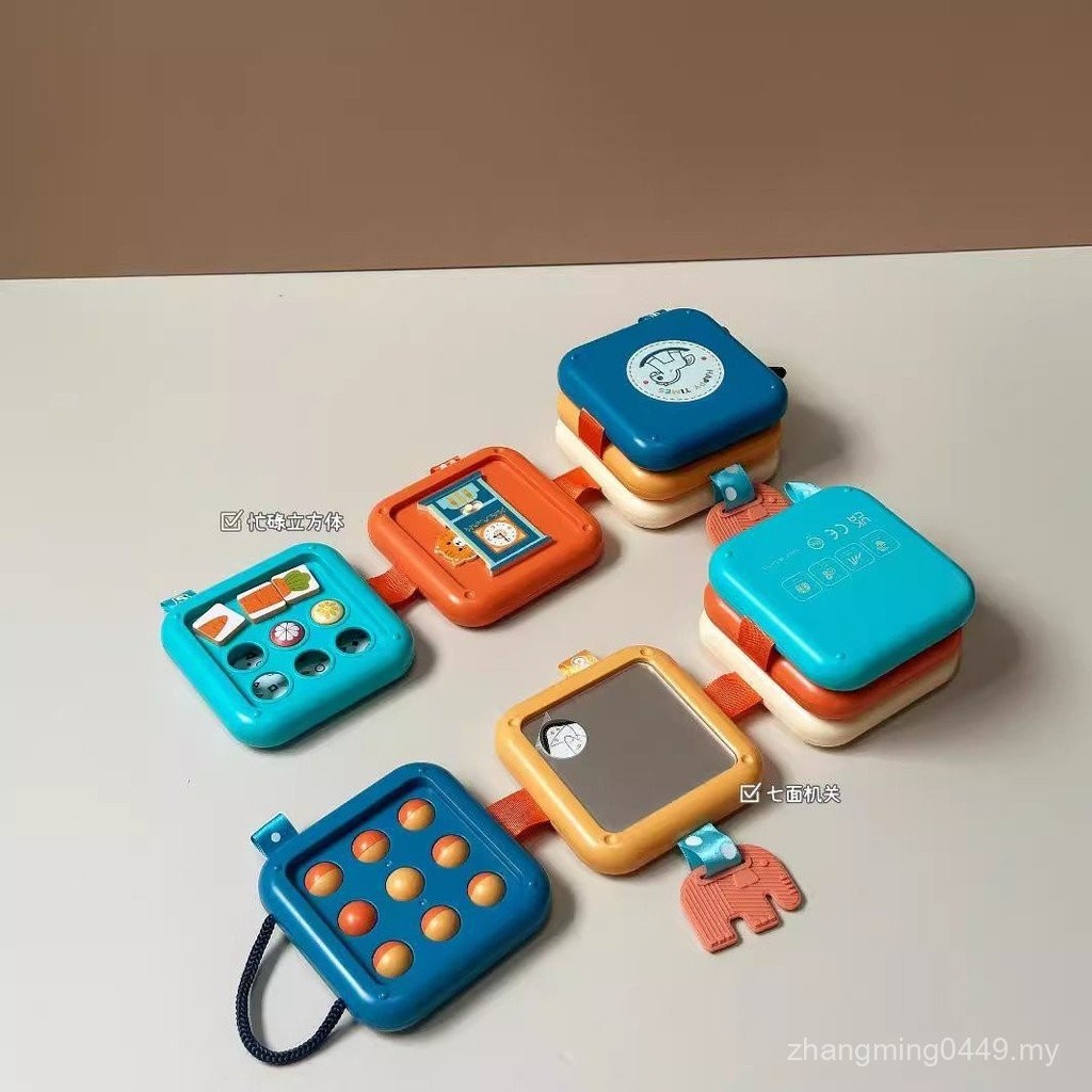Bayi Sibuk Papan mencerdaskan otak Sensitif Smart Cube Enam Polyhedron ...