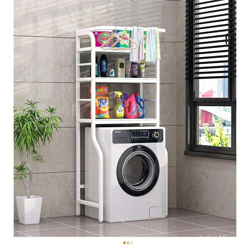 Drum Washing Machine Shelf Tempered Glass Flip Top Open Balcony Shelf ...