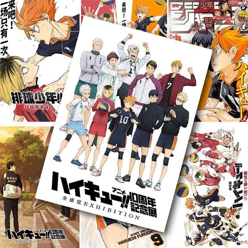 Haikyuu!! Poster Shoyo Hinata Tobio Kageyama Toru Oikawa Room ...