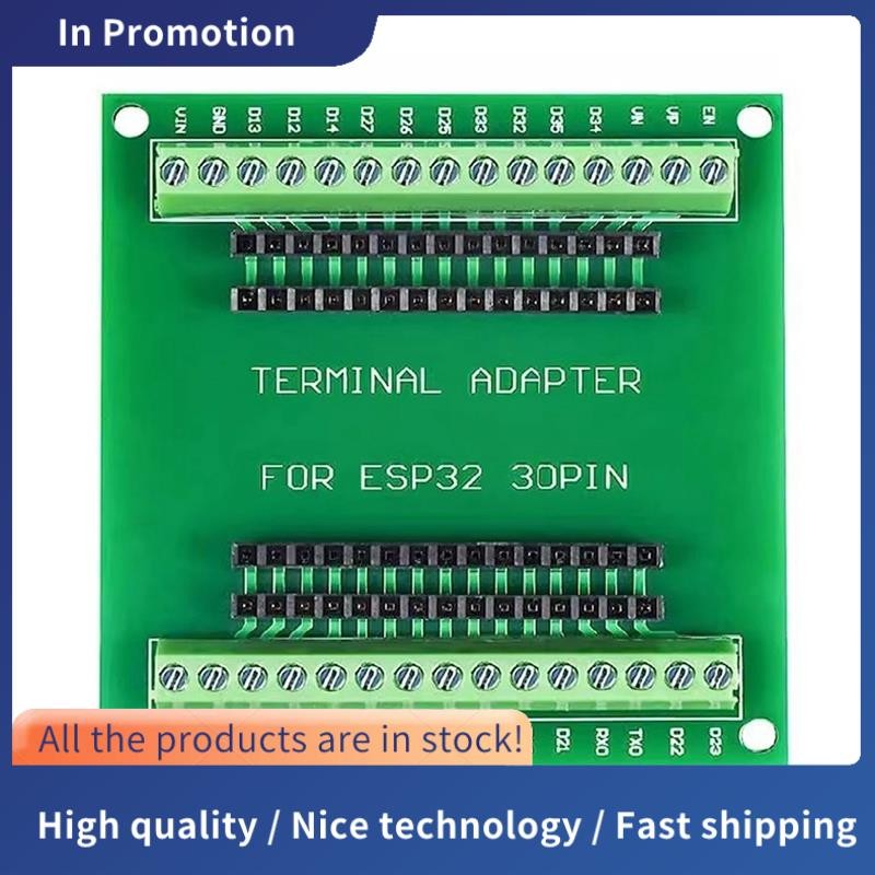 Expansion Board 30Pin GPIO Breakout Board Compatible with 30 Pins ESP32 Development Board ...