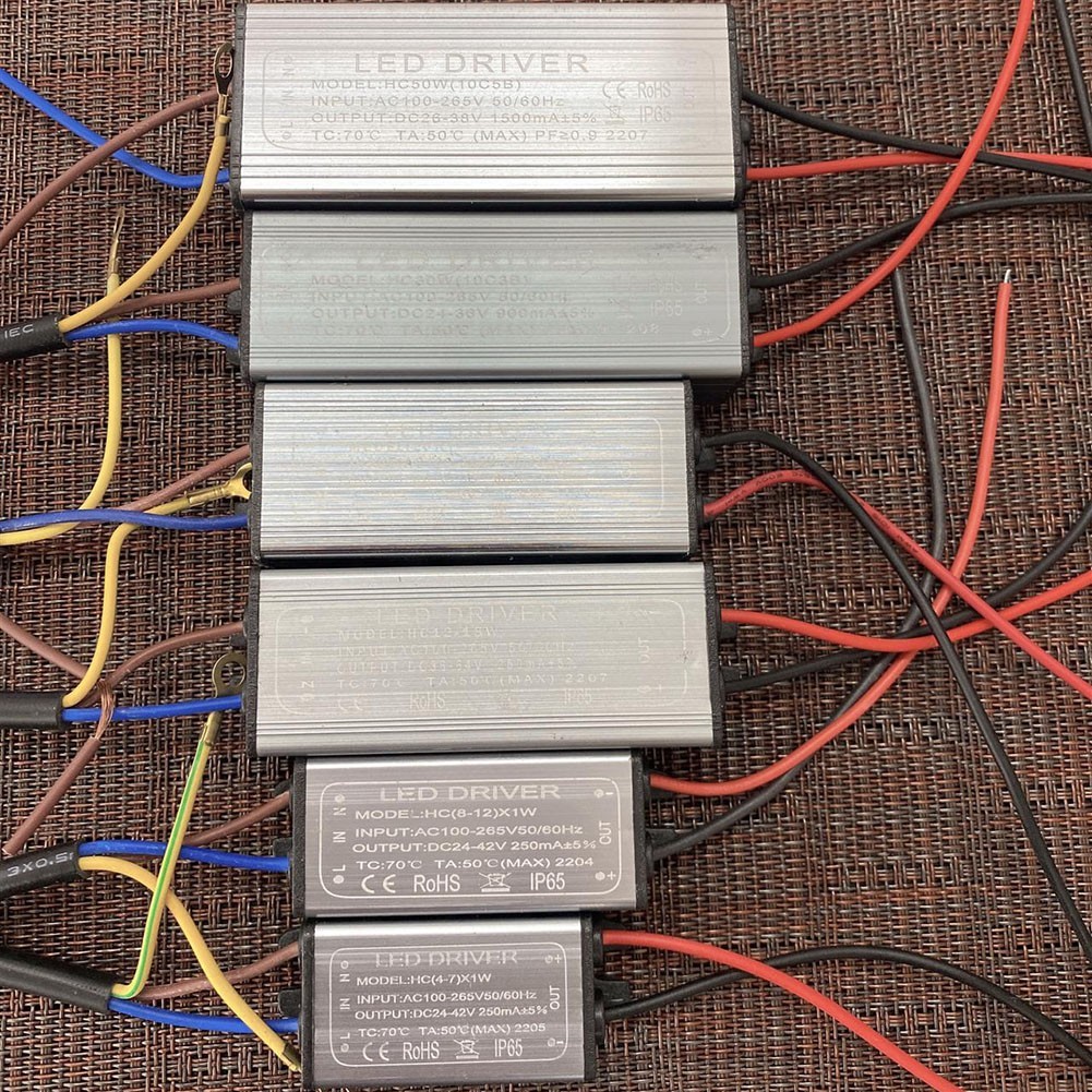 LED Driver Power Supply Convert 50W 8-12W For Floodlight Over Current ...