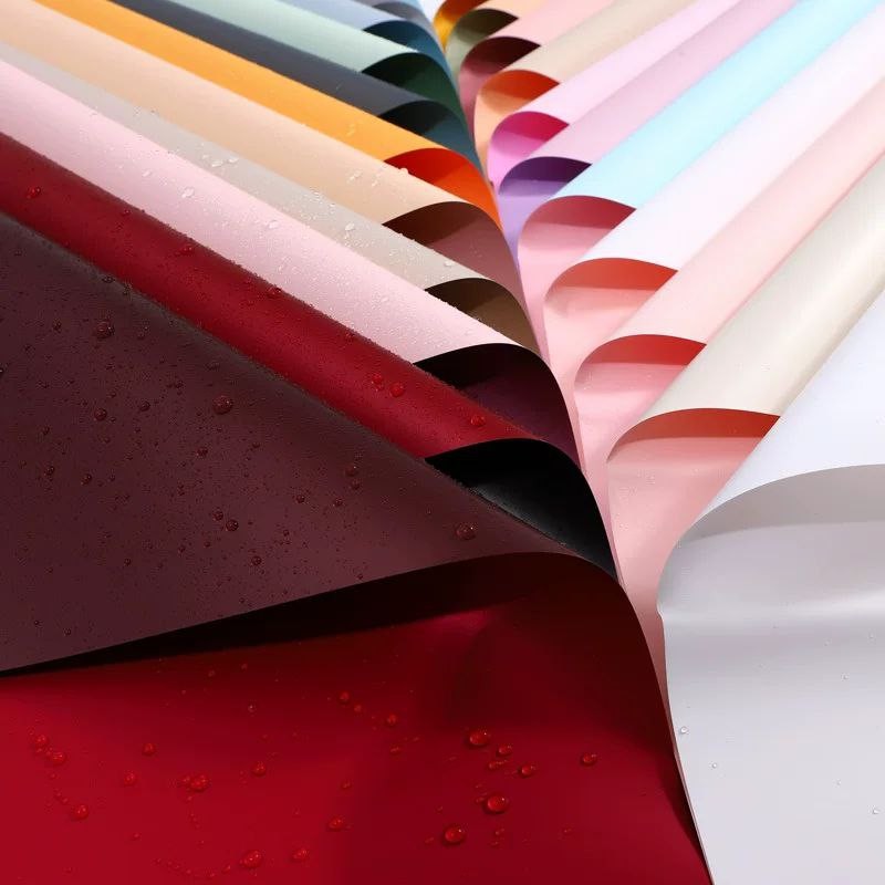 (5pcs) 2 Tone Colour Paper Flower Wrapping Paper Gift Bouquet/Flower ...