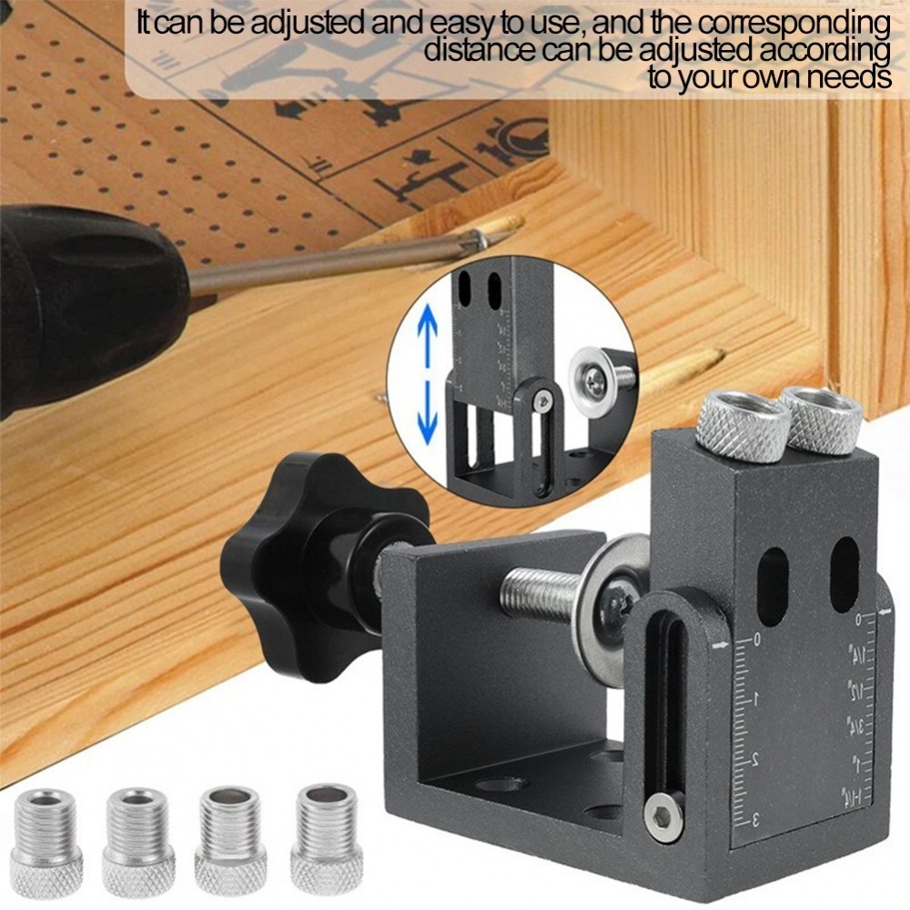 Essential Woodworking Punch Locator Set 32 Piece Pocket Hole Jig 15 ...
