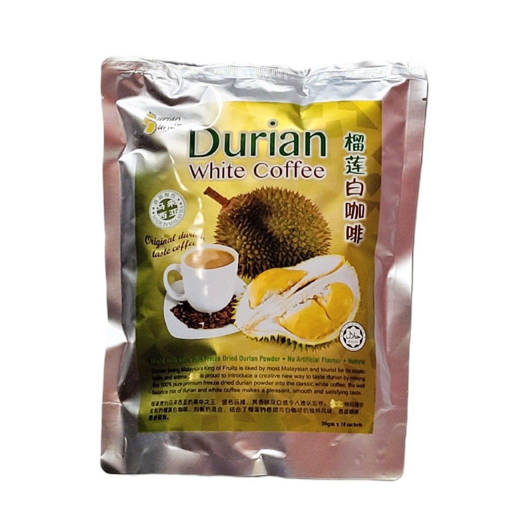 (大马药业) Durian White Coffee (30g x 10 sachets) | Shopee Malaysia