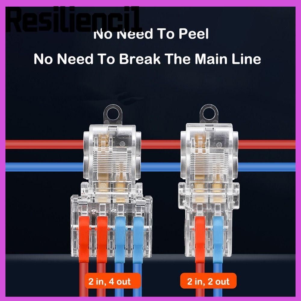 Resilienci1 Quick Terminal Block T Type Universal Compact Wire Connector Quick Electrical