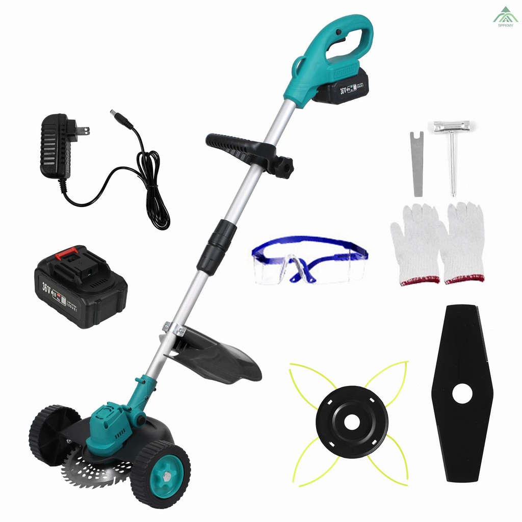 Portable Brushless Handheld Lawn Mower Electric Grass Cutter Cordless ...