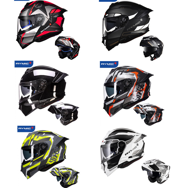 RYMIC R935 motorcycle full face helmet with dual lenses | Shopee Malaysia