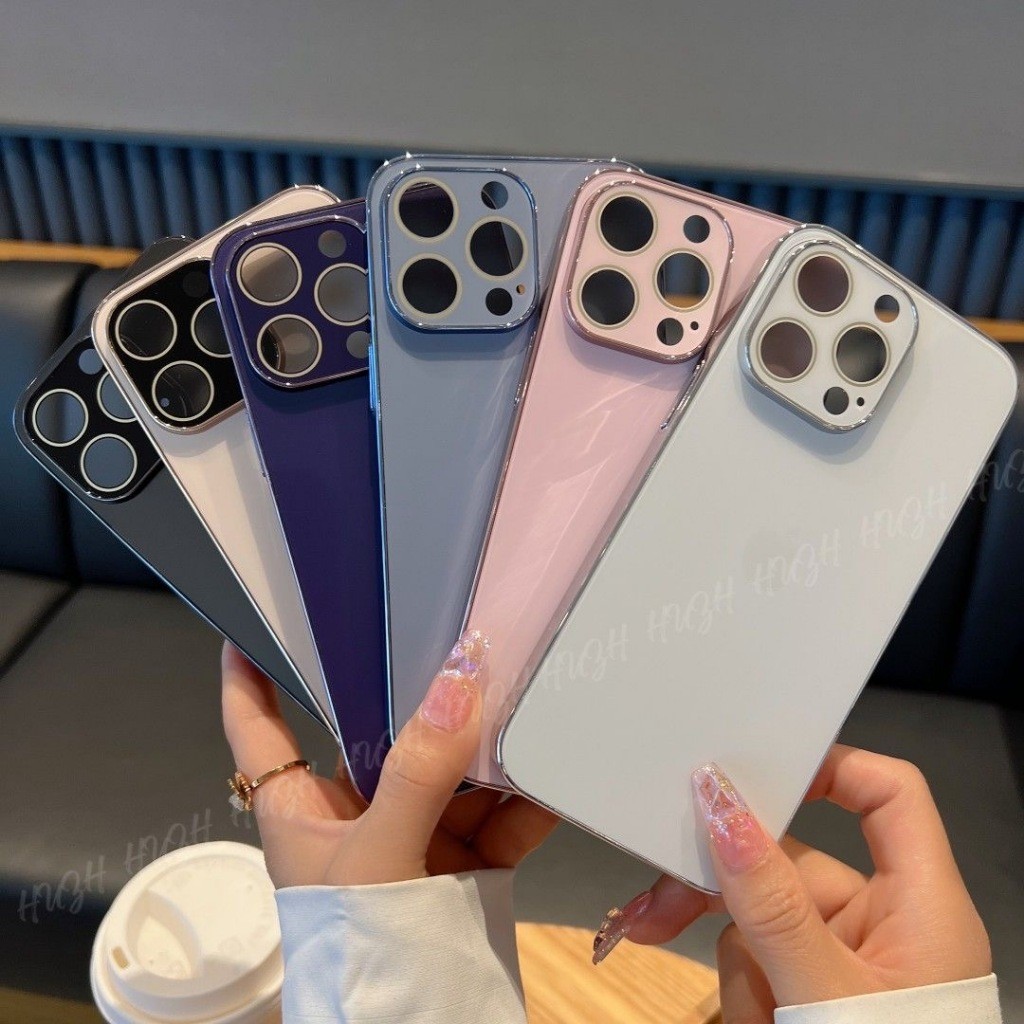 Case PRO LUXURY PREMIUM CHROME MATTE FOR IPHONE 16 15 14 13 12 11 PLUS ...