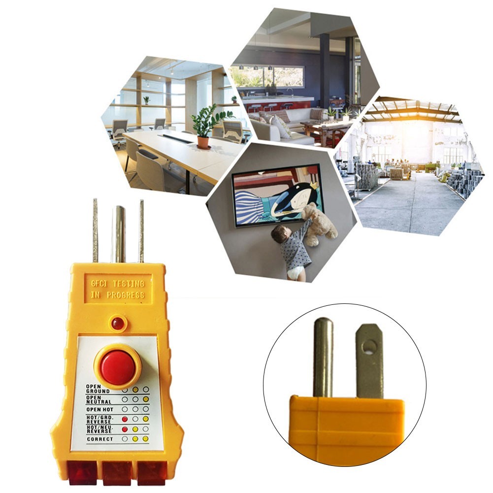 305B Socket Safety Tester Power Socket Detector Handheld Check ...