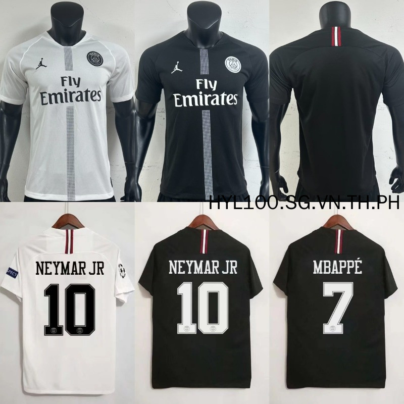 18/19 PSG Paris Jersey Home Away Retro Edition #10 NEYMAR JR #7 MBAPPE ...