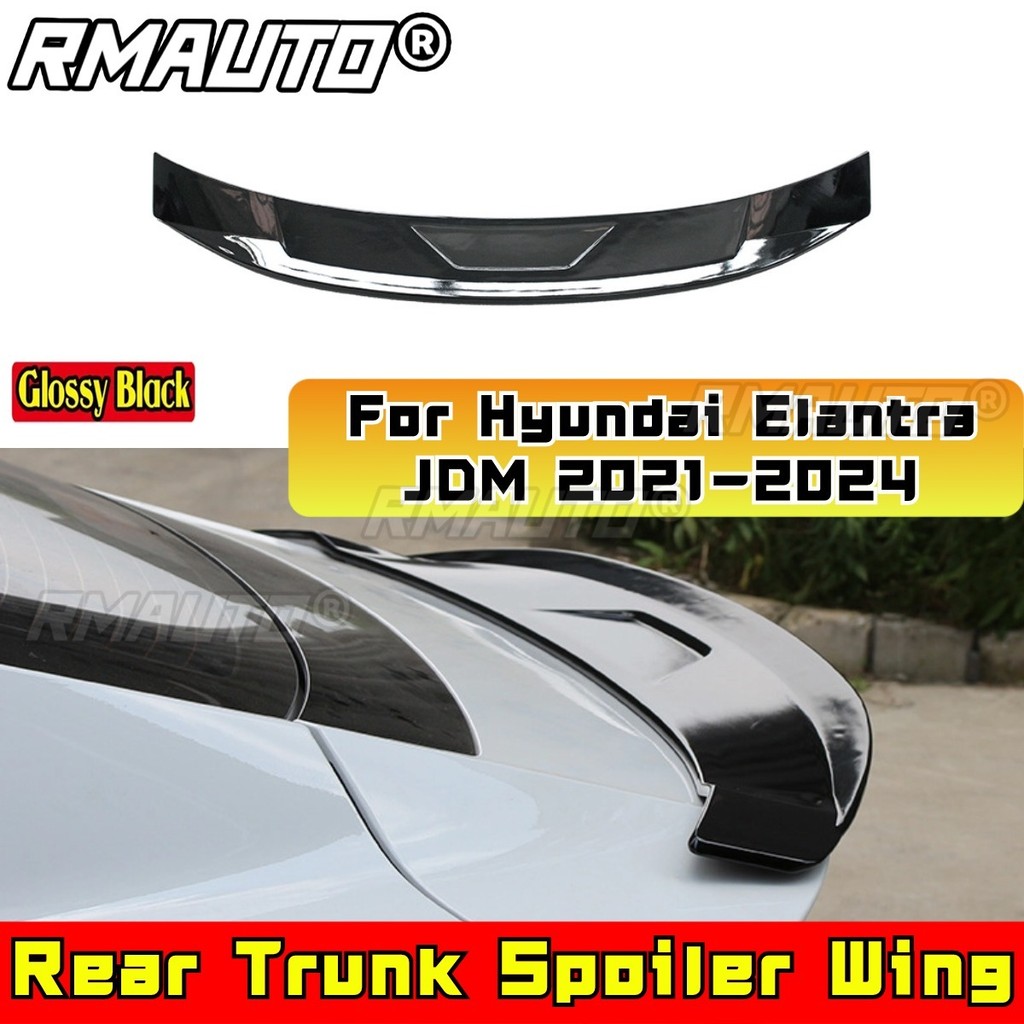 For Hyundai Rear Trunk Spoiler Wing Rear Roof Spoiler Roof Wing Body ...