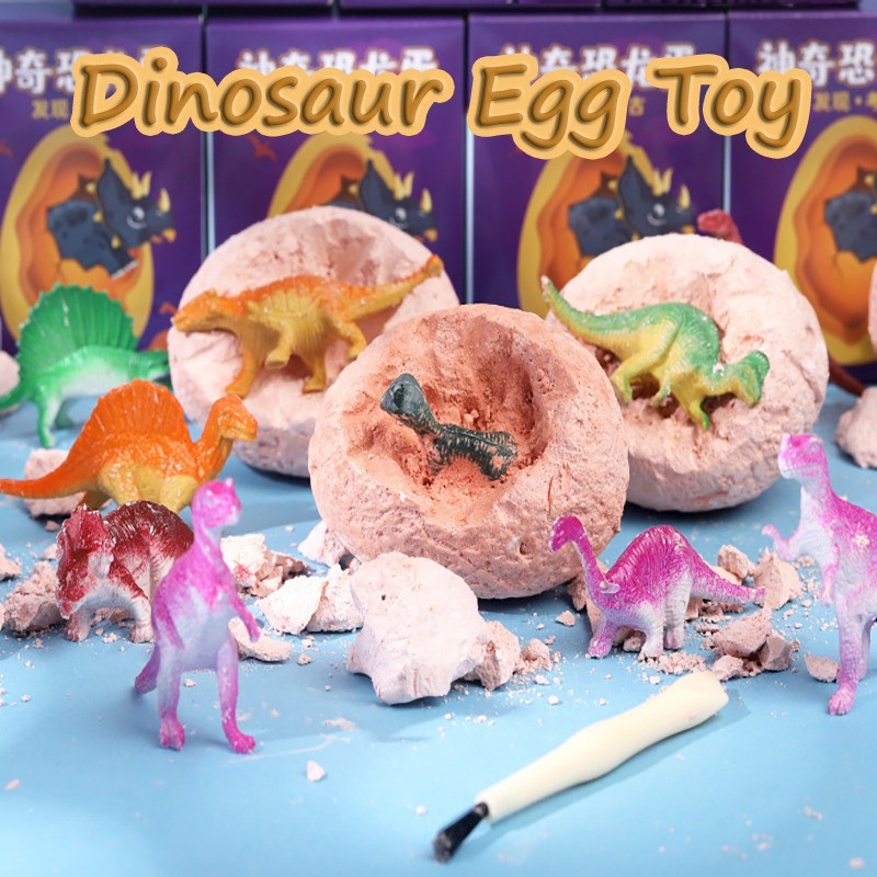 DIY Digging Toy Dinosaur Egg Tyrannosaurus Model Children Science ...