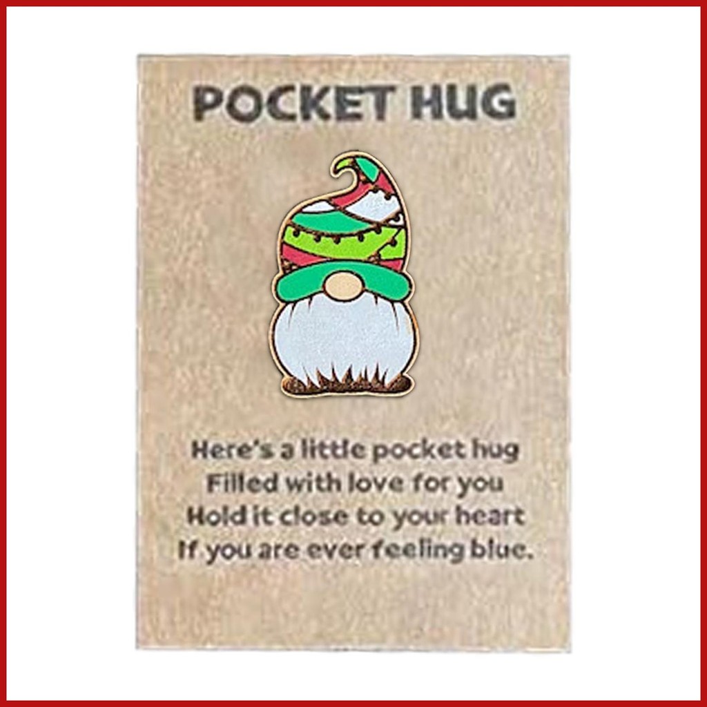 Christmas Pocket Hug Gnome Christmas Emotional Support Pocket Hug ...