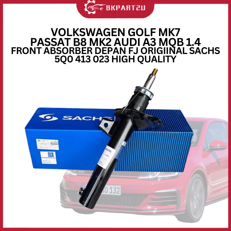 VOLKSWAGEN GOLF MK7 PASSAT B8 MK2 AUDI A3 MQB 1.4 FRONT ABSORBER DEPAN ...