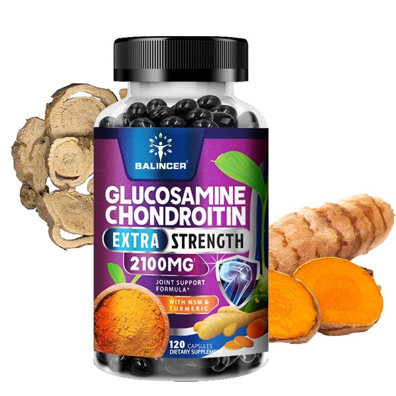 Balincer Glucosamine Chondroitin Complex with MSM, Dietary Supplement for Joint Support, 30、60 ...