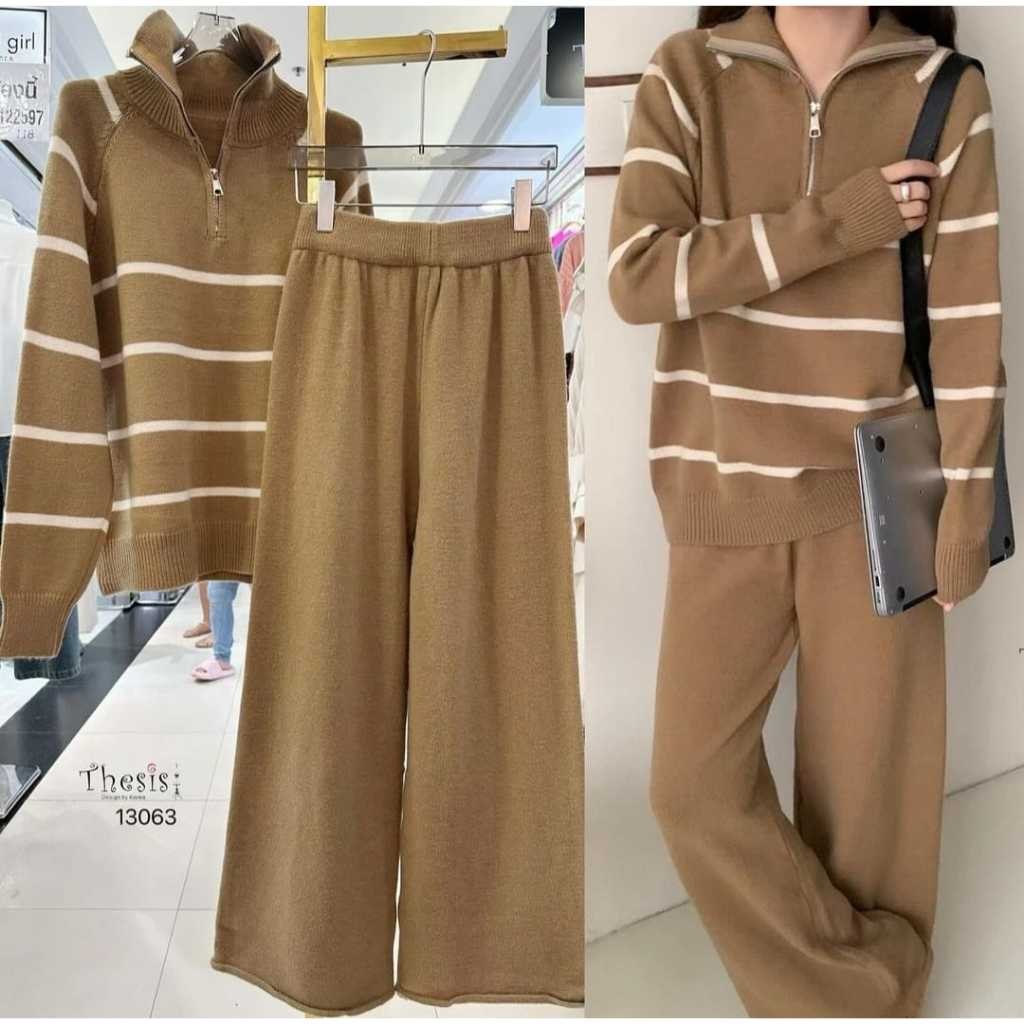 Boom - Zea Knit Suit All Sizes Women's Casual Suit Premium Knit Setcel ...