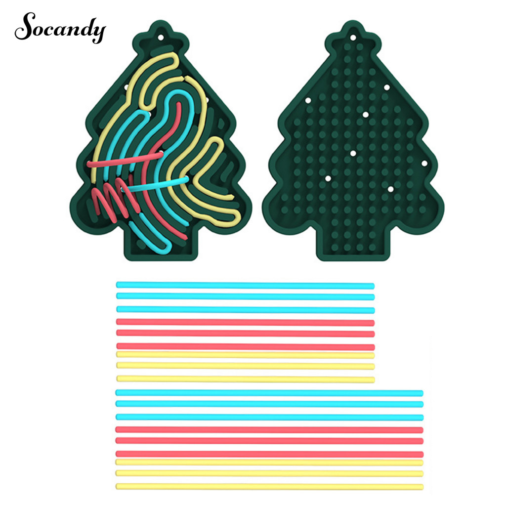 Socandy Silicone Sensory Activity Board Educational Busy Board Toy ...