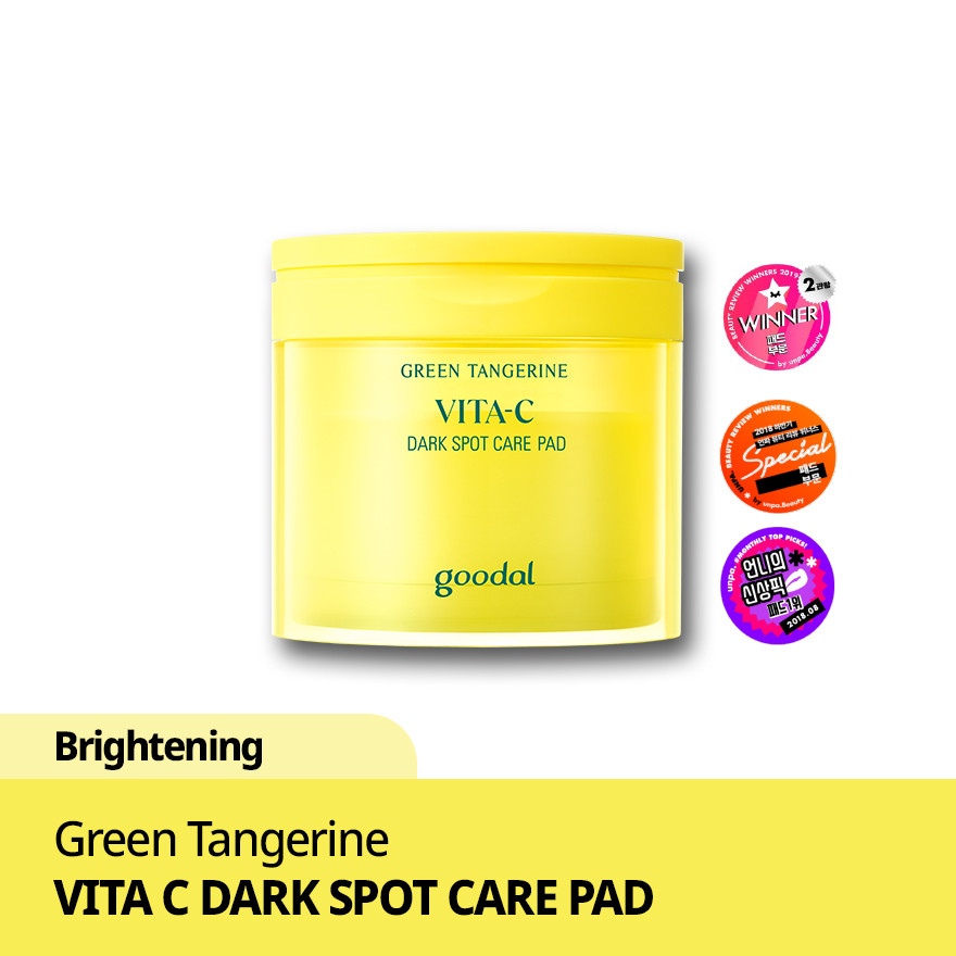 GOODAL Green Tangerine Vita C Toner pad Plus 70s | Shopee Malaysia