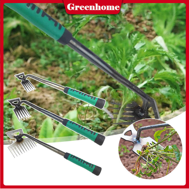4 Teeth Weeder Uprooting Tools Garden Weeder Tools Plowing Rooting ...