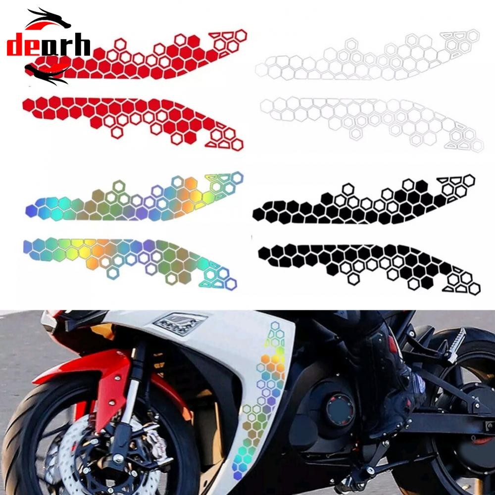 Unique Forhoneycomb Design Motorcycle Stickers for Eye Catching Appeal ...