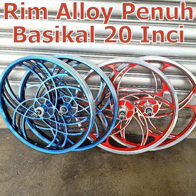 20 Inci Rim Basikal MTB BMX Alloy Sport Rim Aloi Berkualiti Alloy Sport ...