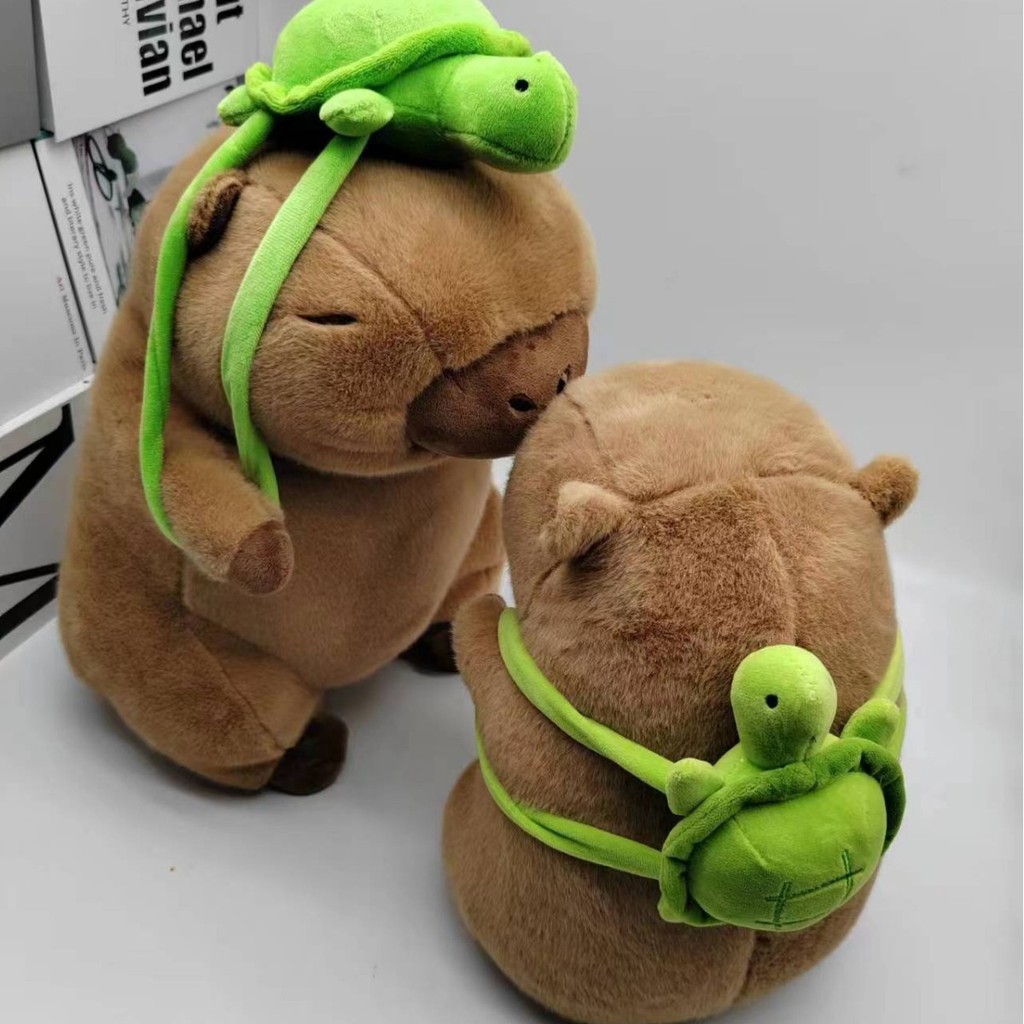 Influencer capybara capybara Doll Plush Toy capybara Turtle Backpack ...