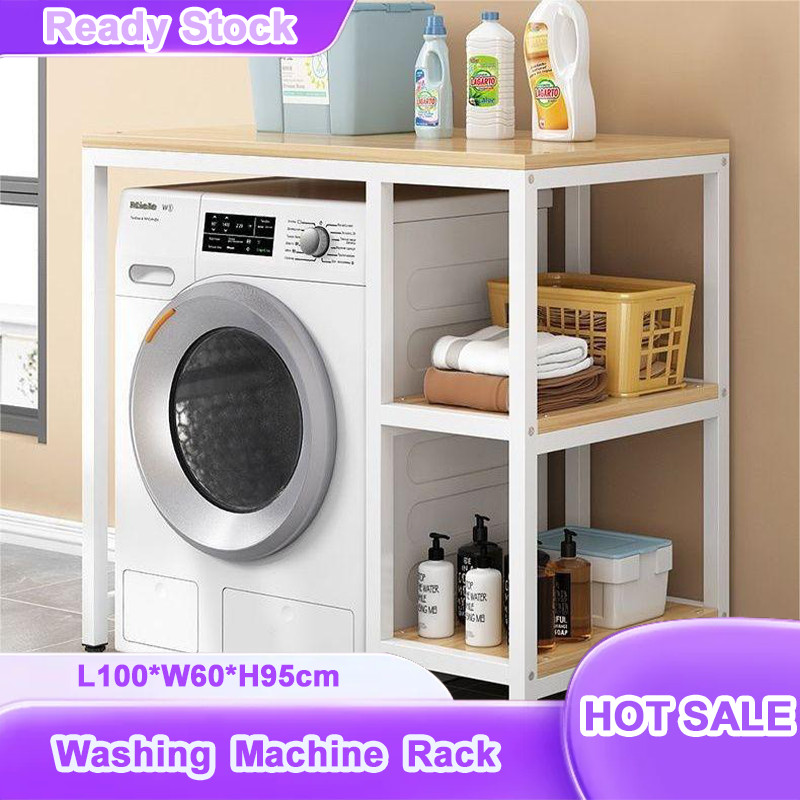 🔥Ready Stock🔥Washing Machine Rack Shelf Floor Balcony Shelf Bathroom ...