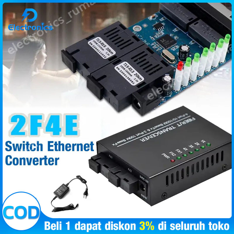 Pcb Htb 2 Fo 4 Lan 2F4E Media Converter 2 Fo 4 Lan Ethernet Switch ...