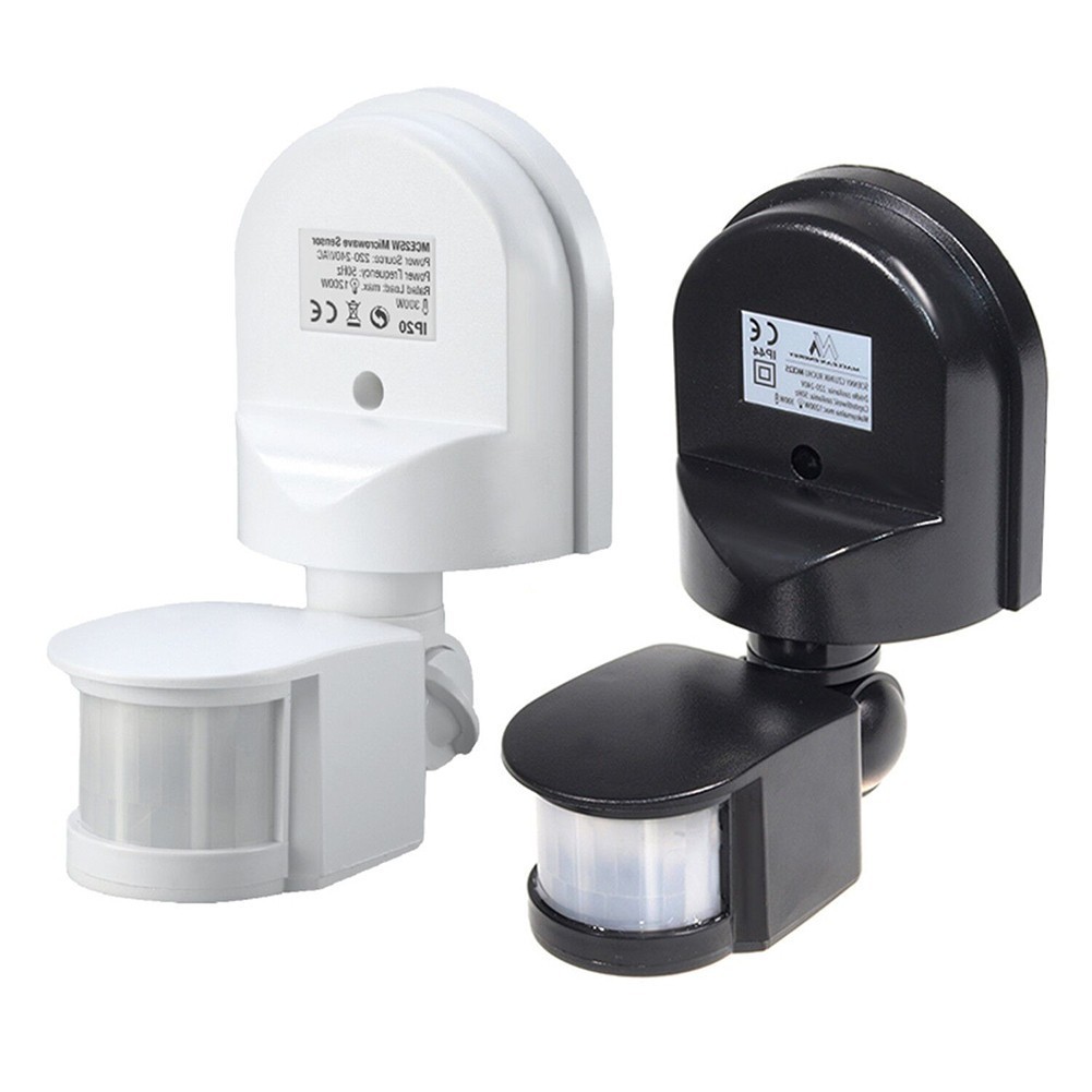 【GTTR】Motion Detector Outdoor Wall Surface Mounting 180° Motion Sensor ...