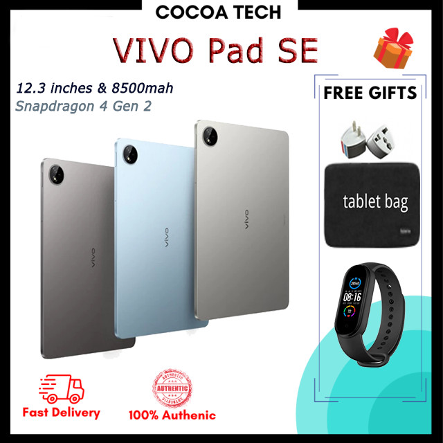 [New] VIVO Pad SE Tablet Snapdragon 4 Gen 2 12.3 inches 90Hz 8500mah ...