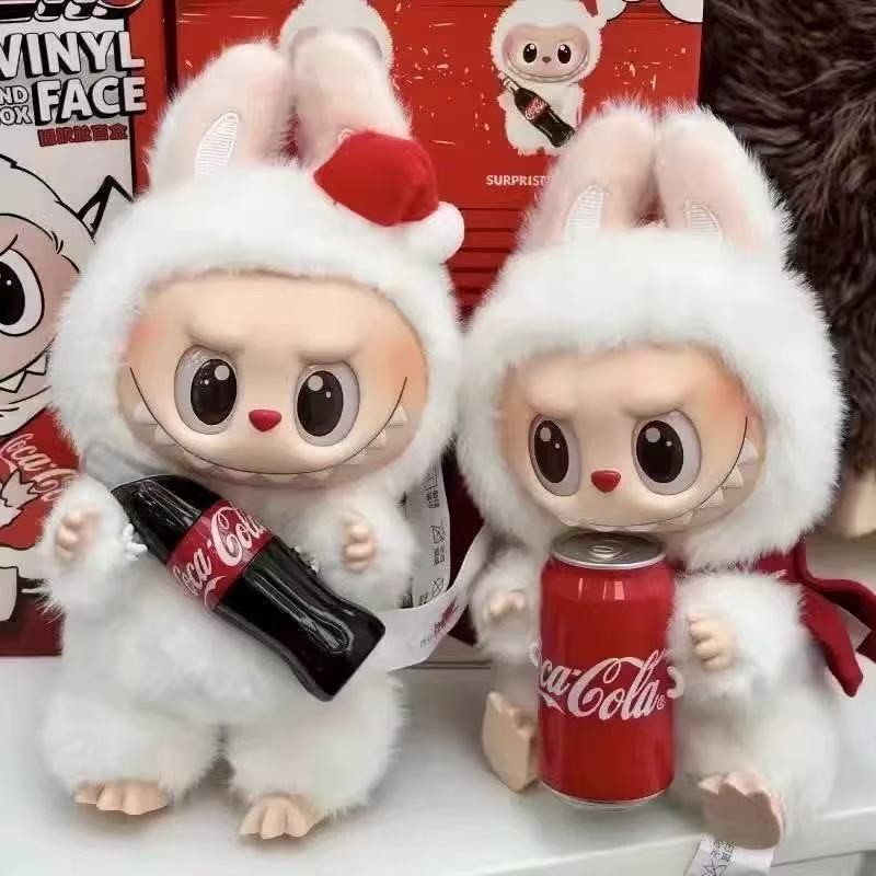 100% genuine POPMART labubu Coca-Cola Vinyl Face Series Mystery Box ...