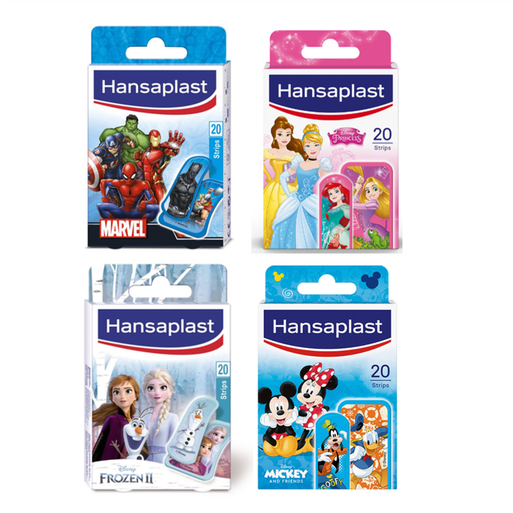 Hansaplast Kid's Disney Plasters 20's (Marvel,Frozen II,Princess,Mickey ...