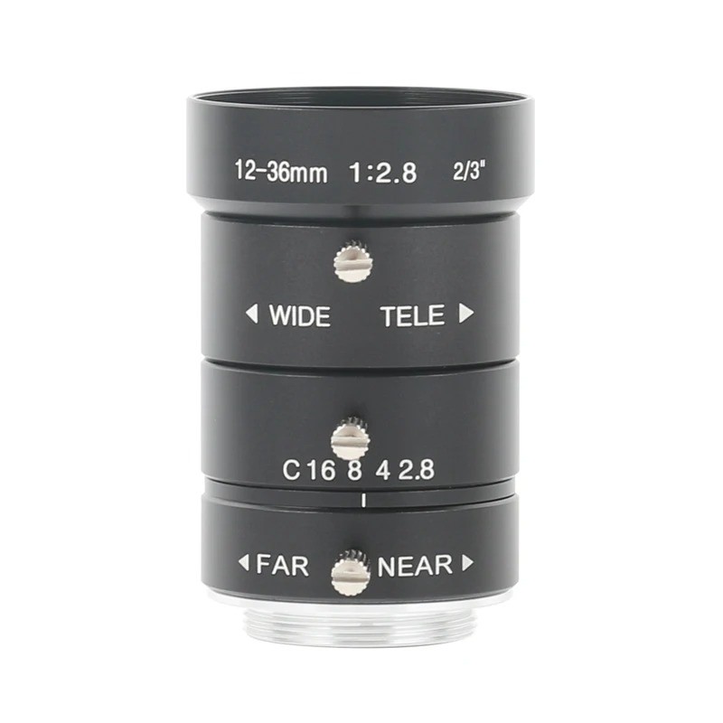10MP Wide Vision 12-36mm High Working Distance HD CS C Mount CCTV ...