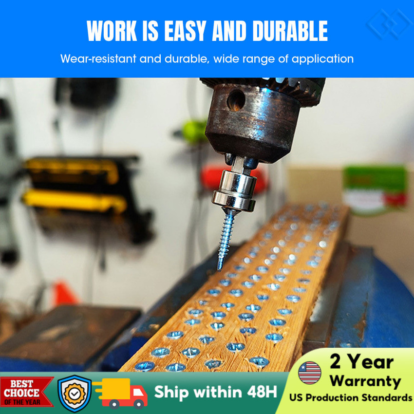 5PC 25mm/50mm Gypsum Board Positioning Screwdriver Bit Installation ...