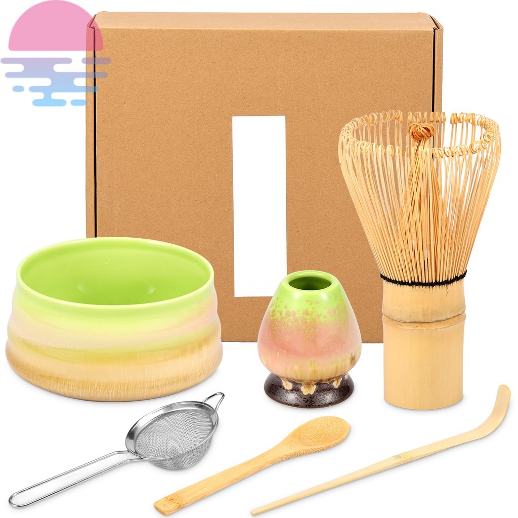 7Pcs Japanese Matcha Whisk Set Elegant Matcha Tea Set Complete Matcha ...
