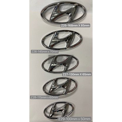 Hyundai Emblem Hyundai Logo For Hyundai Car Front/Rear /Dropship/Real ...