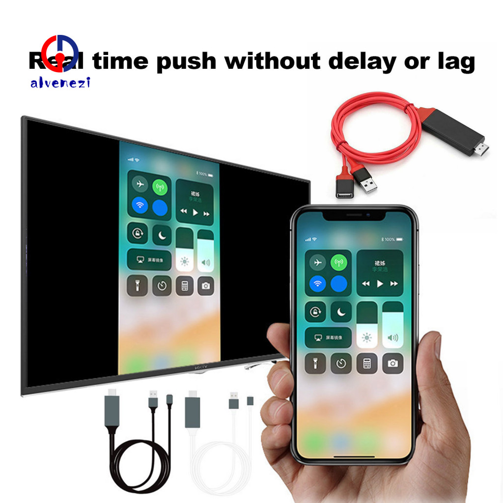 alVenezi Hdmi-compatible Av Signal Cable Hdtv Adapter Cable 1080p ...