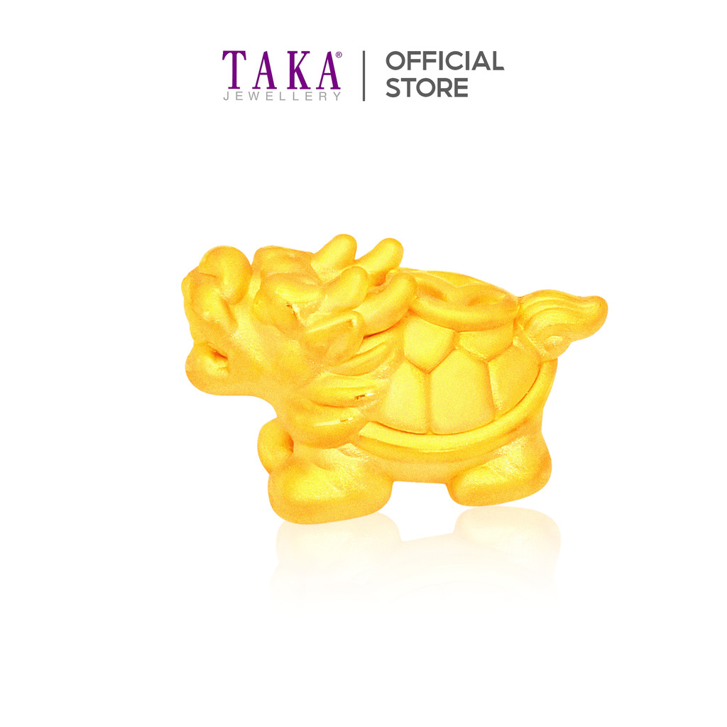 TAKA Jewellery 999 Pure Gold "Long Gui" Charm | Shopee Malaysia