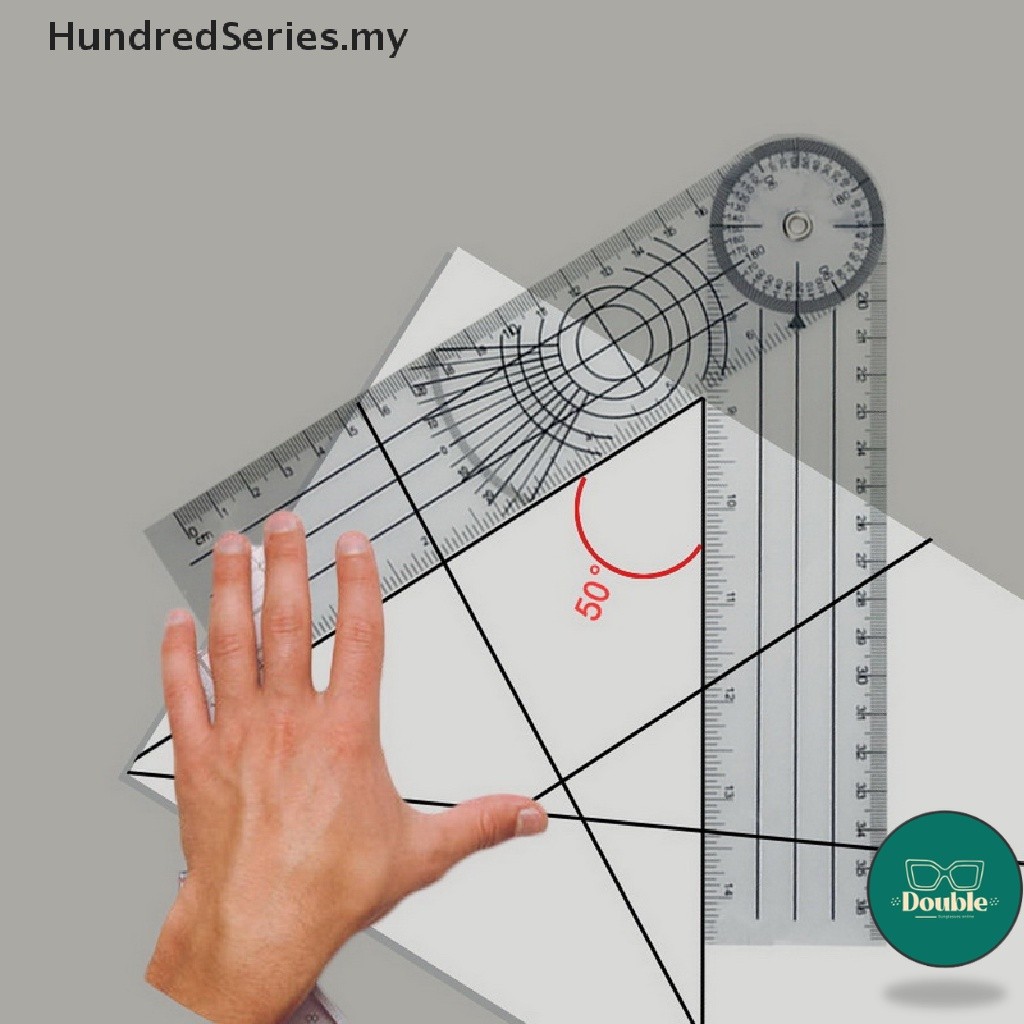 DG 1PC Multi-Ruler Goniometer Angle Medical Spinal Ruler 360 Degree ...