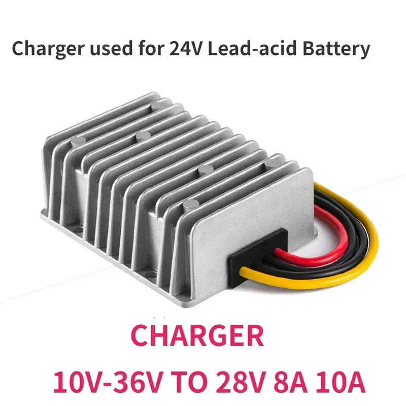 12V 24V to 28V 8A 20A 10V-36V DC DC Charger used for 24V Lead-acid ...
