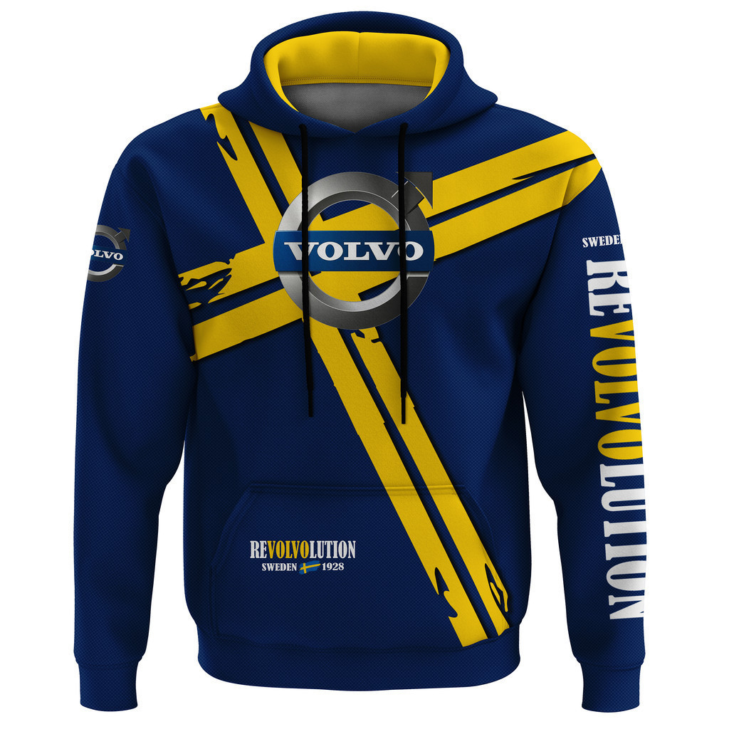 New VOLVO Logo Hood For Men 3D Printed Harajuku Racing Jacket | Shopee ...